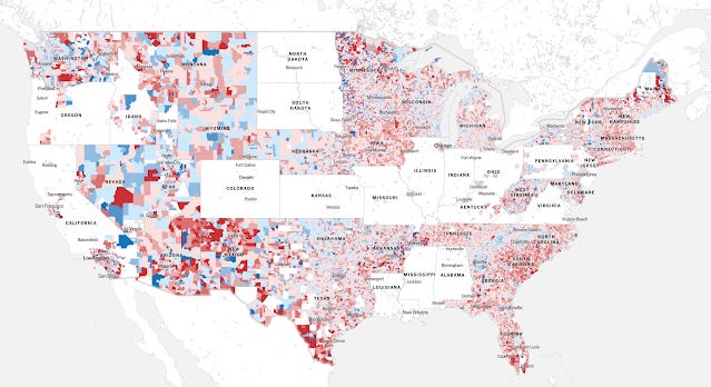 An extremely detailed map of the 2024 election
