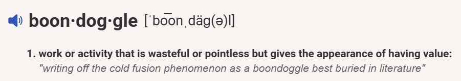 The Boondoggle Chronicles