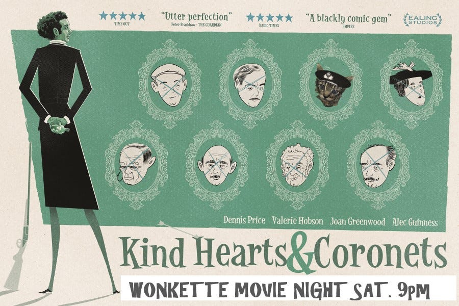 Wonkette Movie Night: Kind Hearts & Coronets