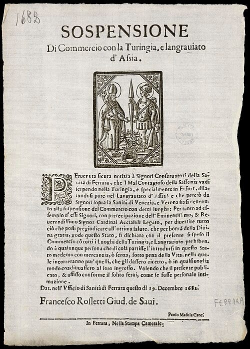 How Renaissance Italy fought plague - by Ming Yang