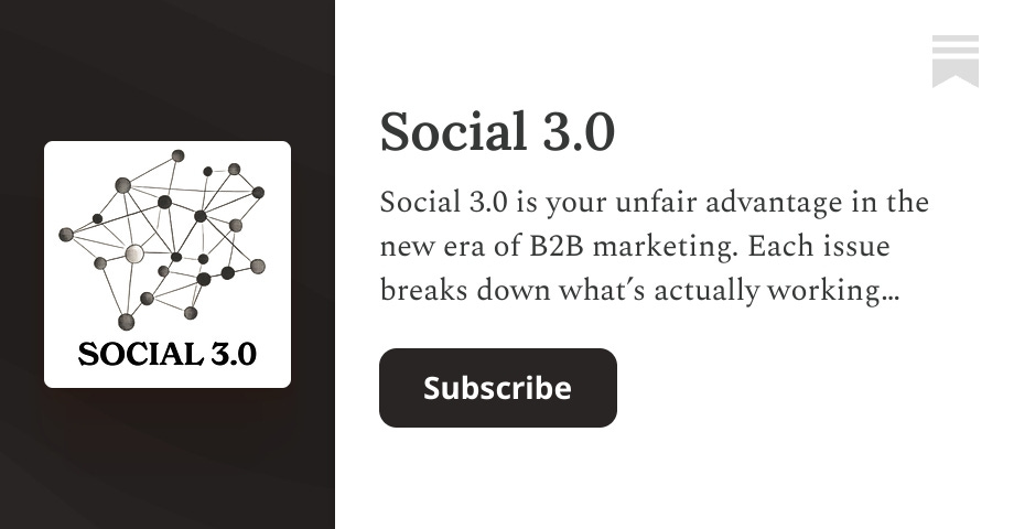 Social 3.0 | Andy Lambert | Substack