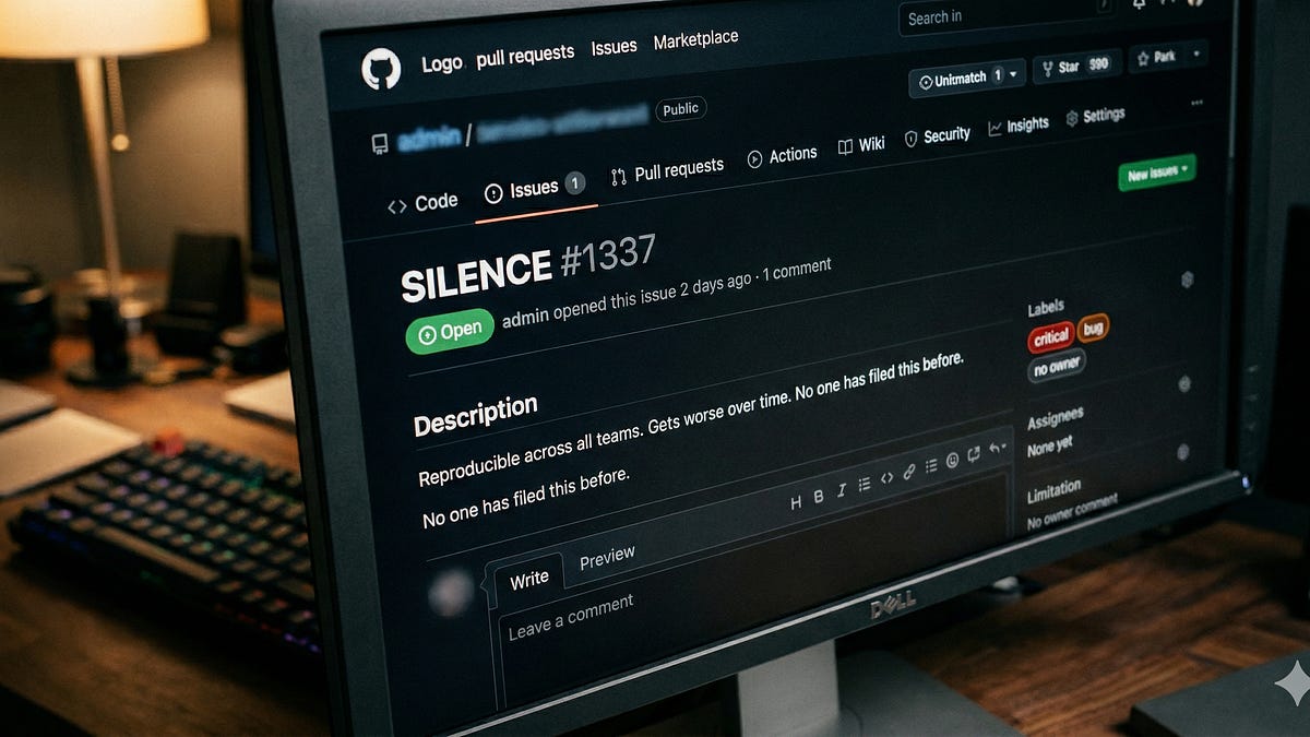 The 4 Types of Silence That Are Quietly Killing Your Engineering Team