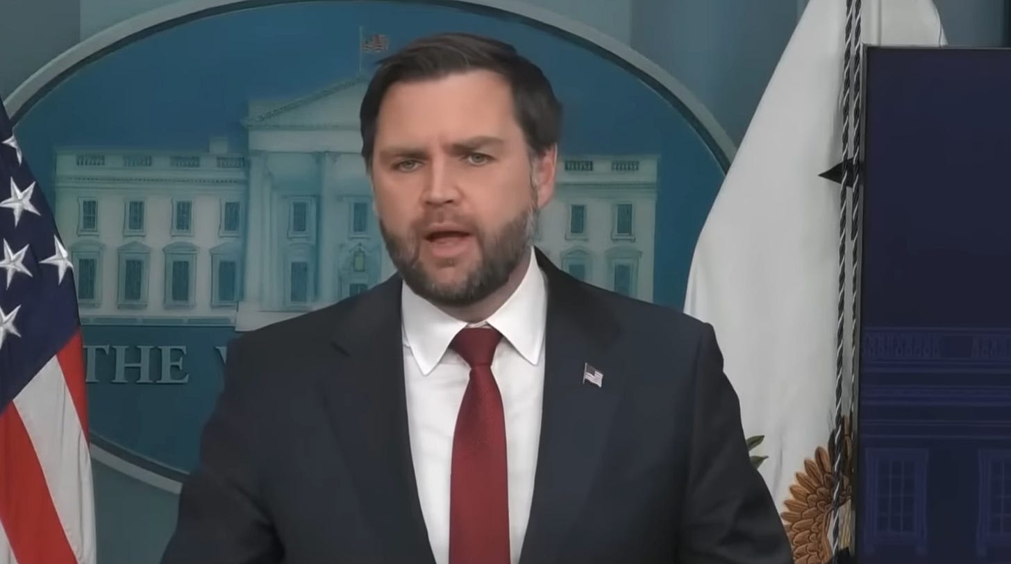JD Vance Is a Morally Hollow Ghoul - by Sean Colarossi