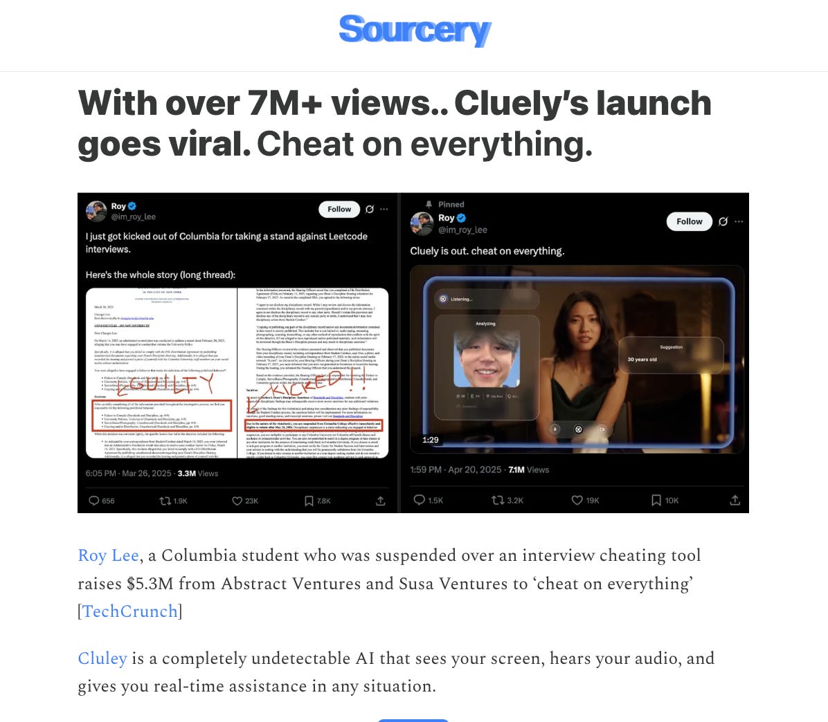 BREAKING: Cluely Raises $15M From a16z - by Molly O’Shea