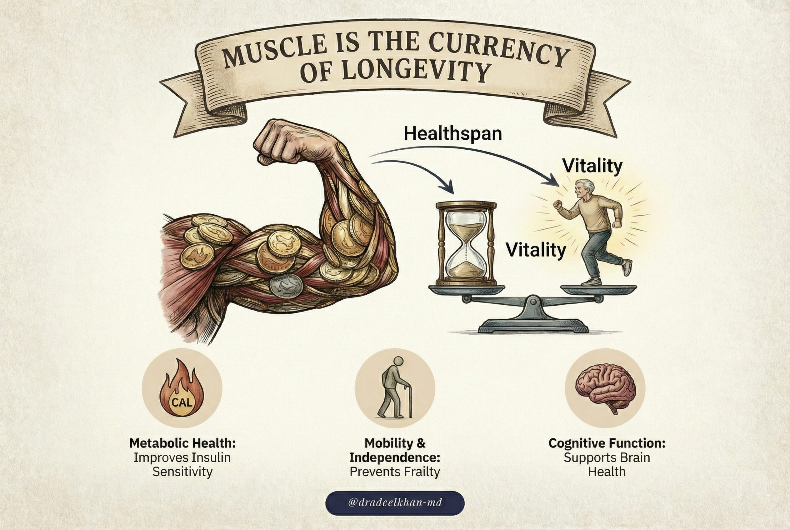 Muscle, the Secret to Your Longevity - Dr. Adeel Khan