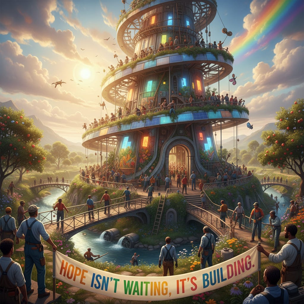 Hope Isn’t Waiting - It’s Building - by Brent N. Hunter