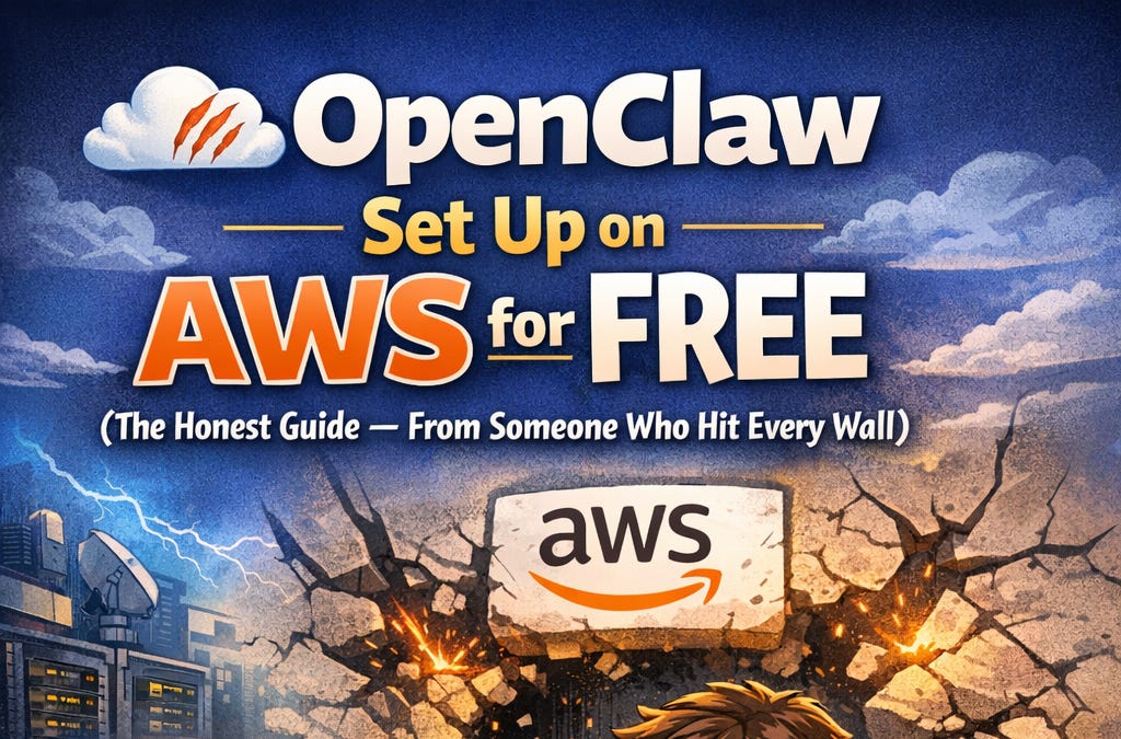 ☁️ OpenClaw Set Up on AWS for Free (The Honest Guide — From Someone Who ...
