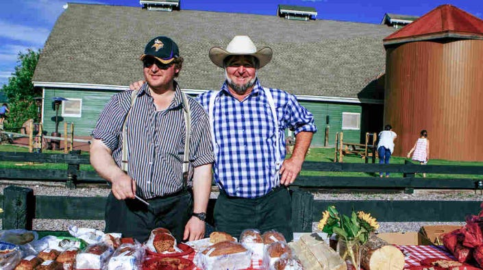 The Hutterites Provided the Chickens - by Mandy Ohman