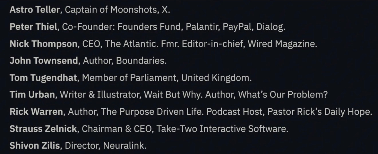 Peter Thiel's Secret Society Dialog: The 2026 Attendee List Cross ...
