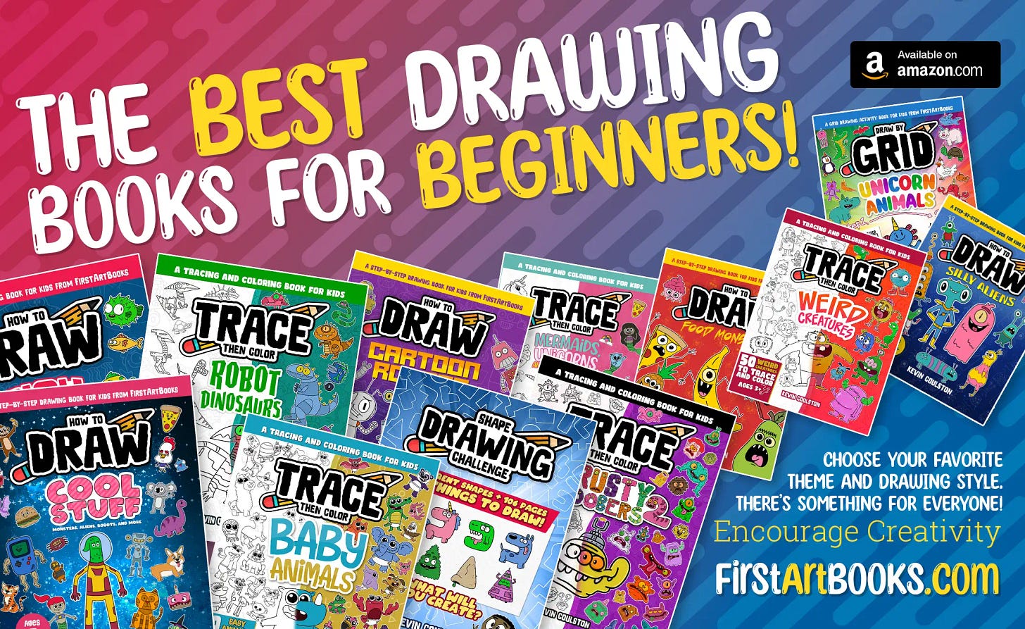 The Best Drawing Books for Beginners: Fun, Easy, and Designed for Success