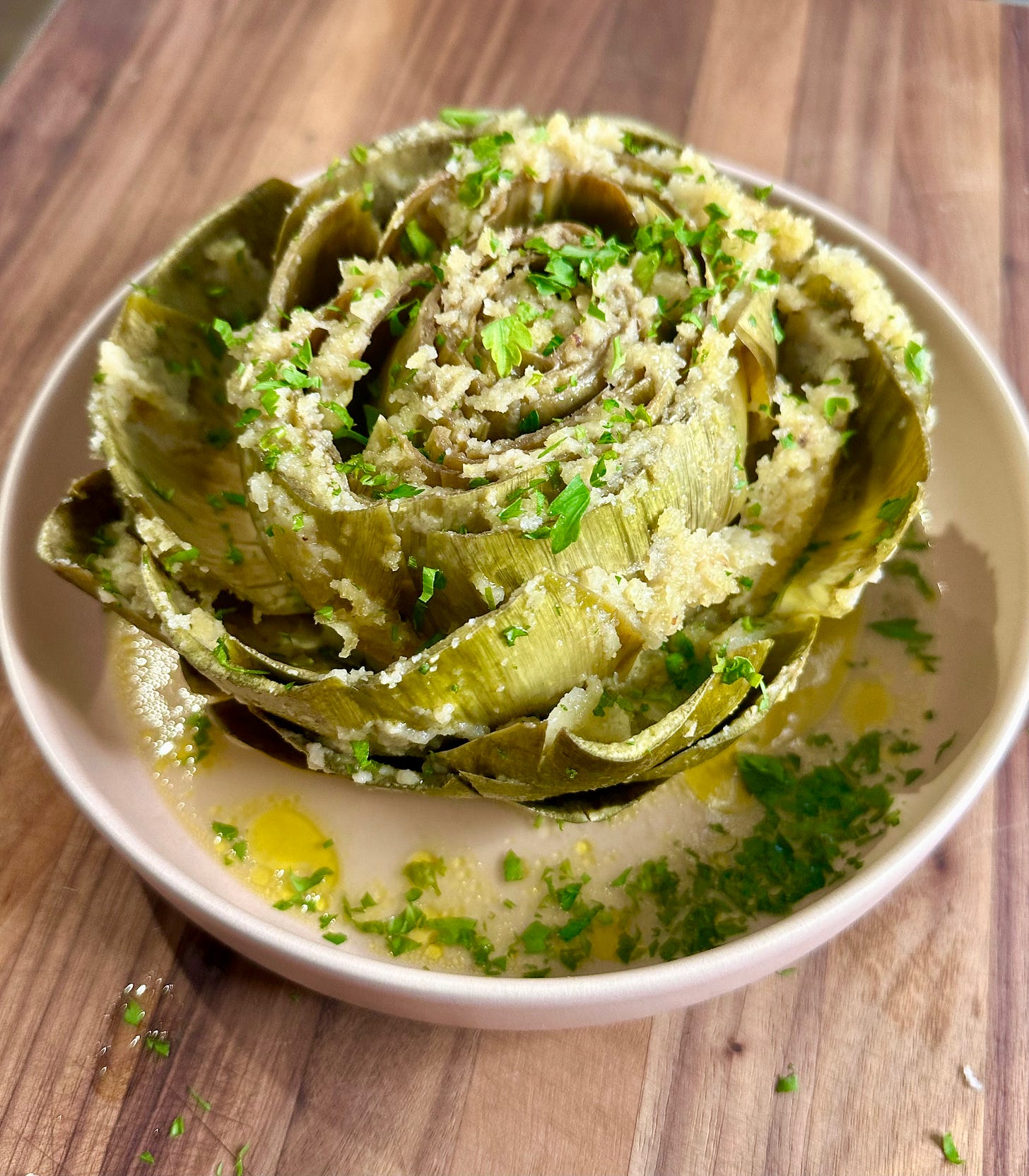 Stuffed and Braised Artichokes - Alessandra Ciuffo
