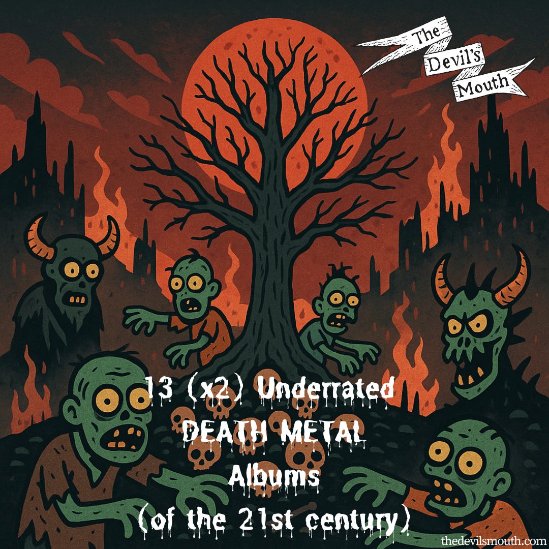 13 (x2) UNDERRATED DEATH METAL ALBUMS (OF THE 21ST CENTURY) PART 1