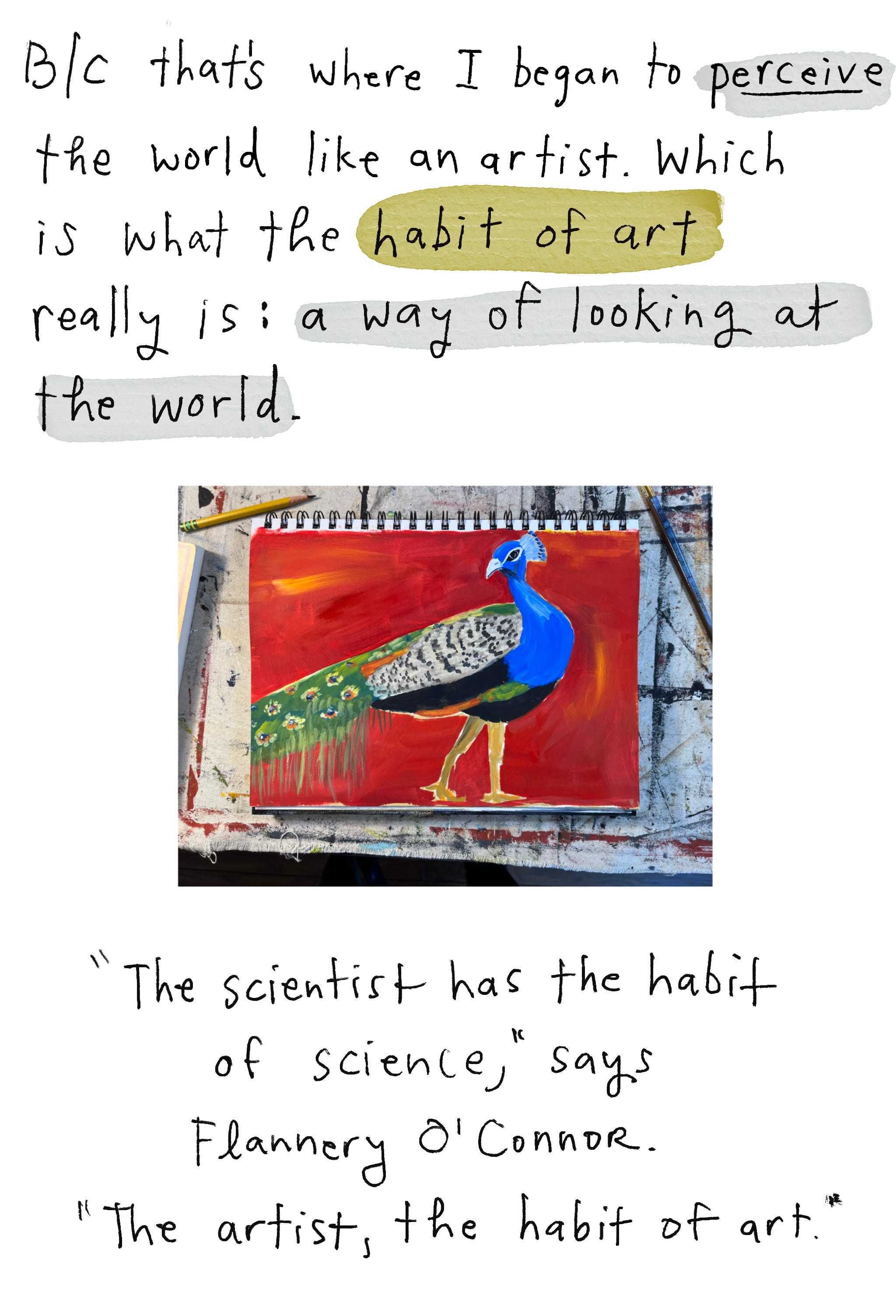 What is the "Habit of Art"?