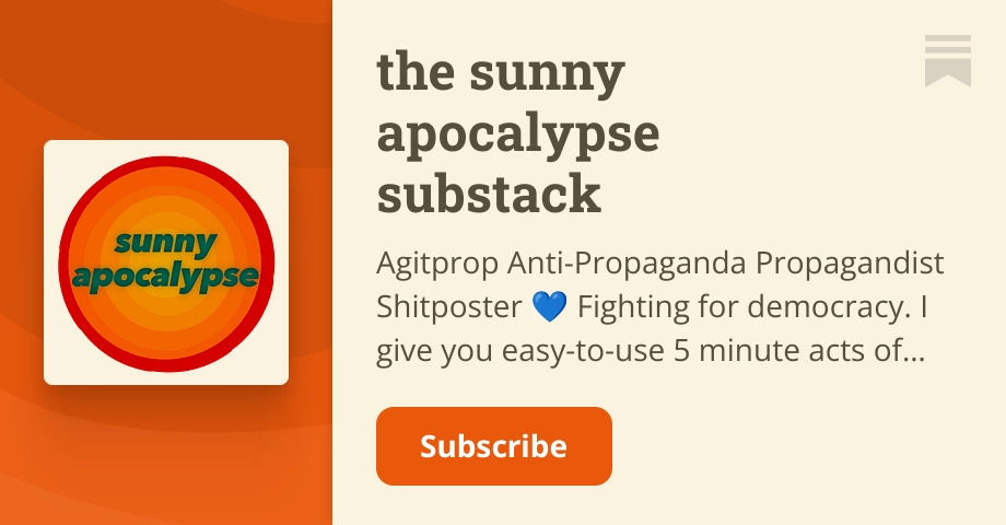 Archive - the sunny apocalypse substack