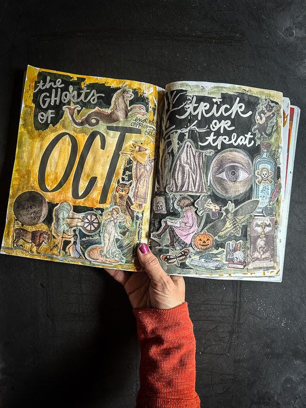 Inside my 2024 Currently Workbook - by Tracy Benjamin