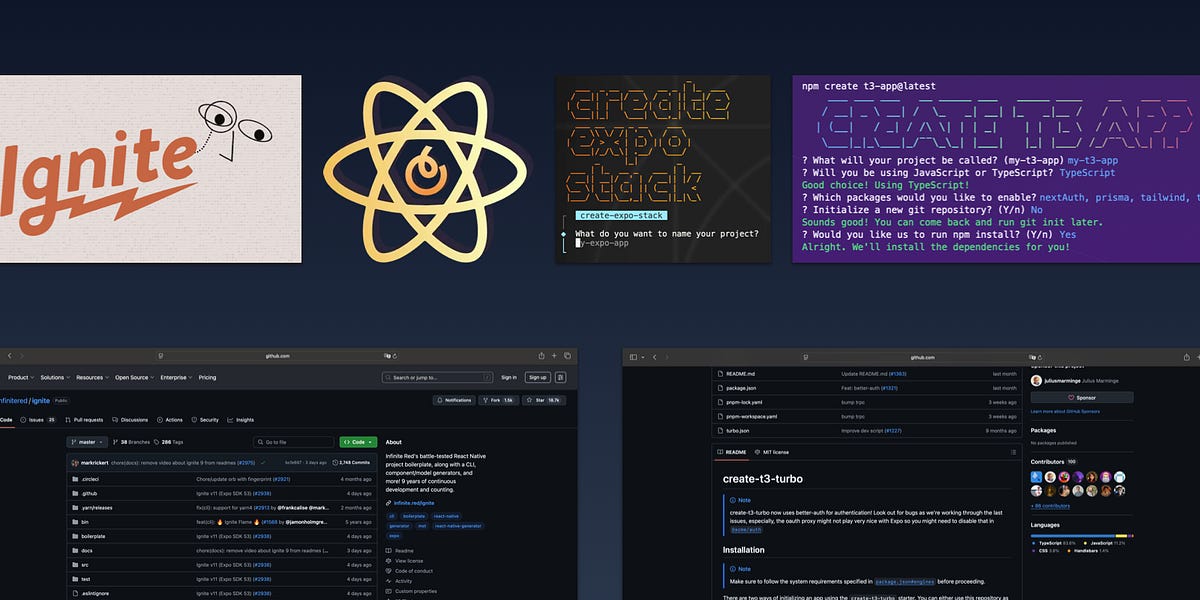 5 Open Source Boilerplate Templates for React Native (2025 Edition)