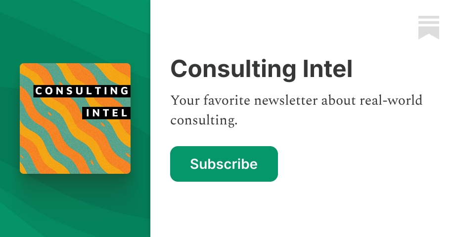 Consulting Intel | MC | Substack
