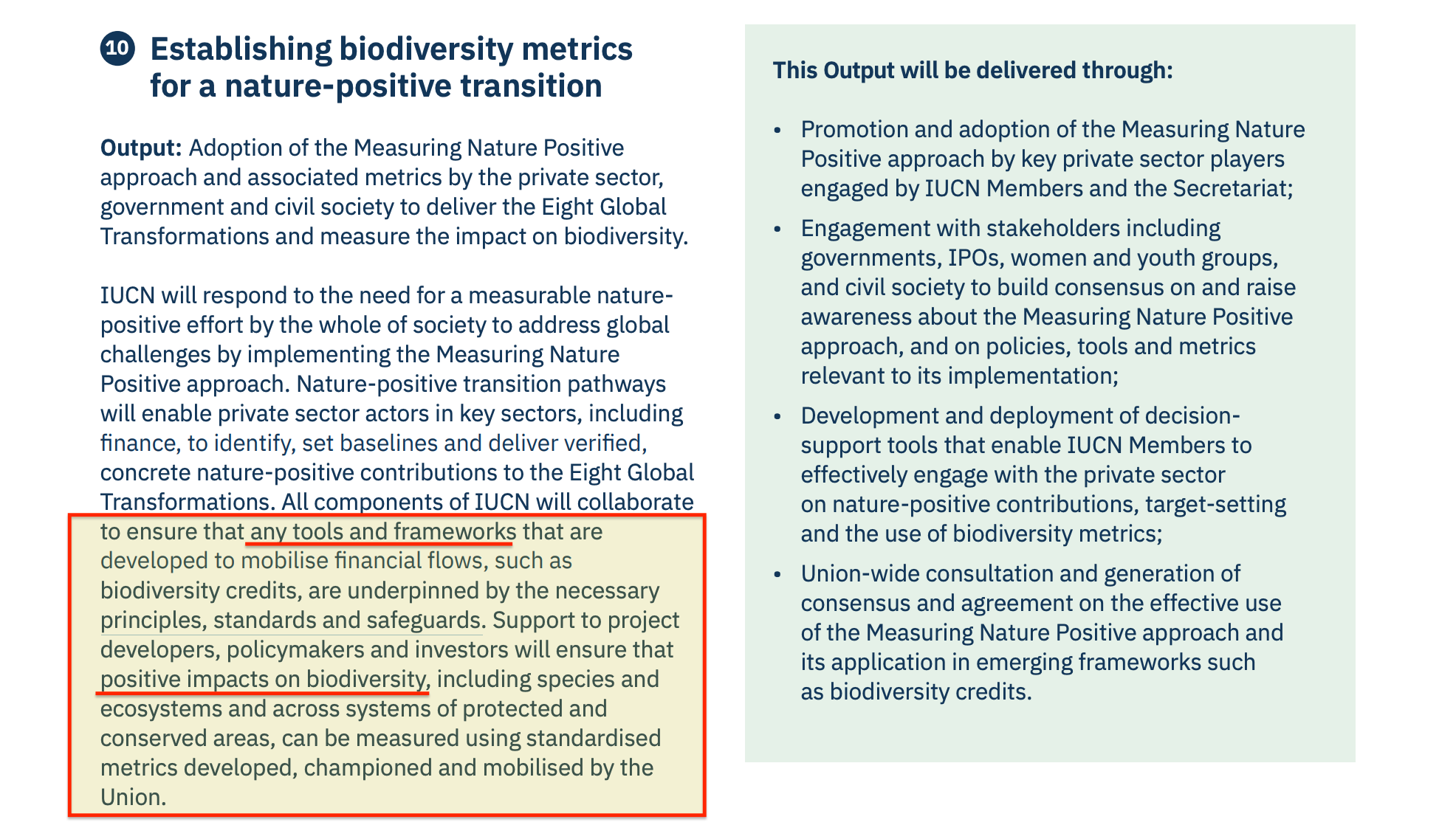 A Nature-Based Solution - by esc