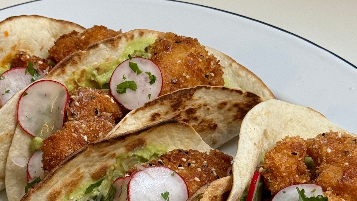 CRISPY COD CHEEK TACOS - The Late Plate by Rosie Kellett