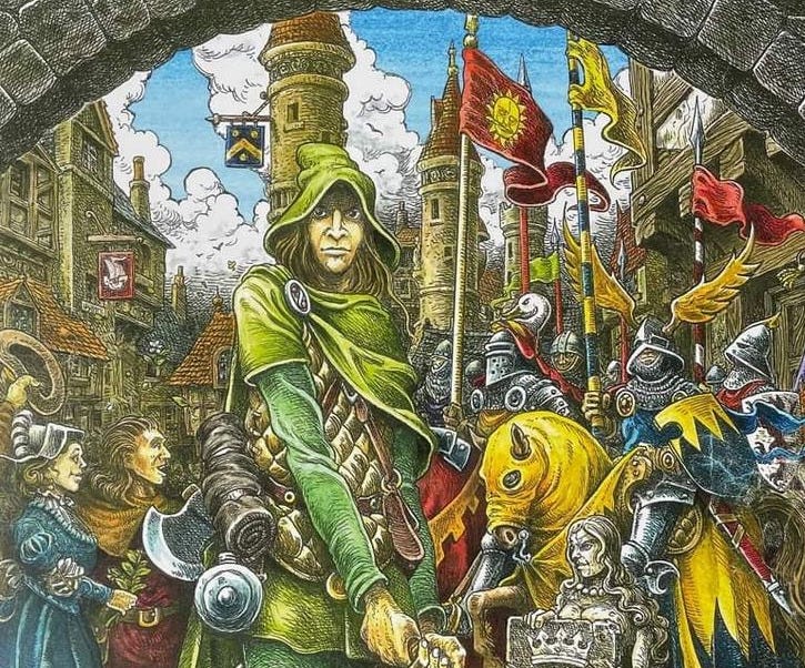Joe Dever's Lone Wolf, an Italo-British tribute to the world of Gamebooks