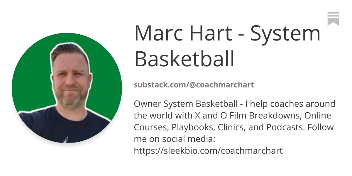 Marc Hart - System Basketball | Substack