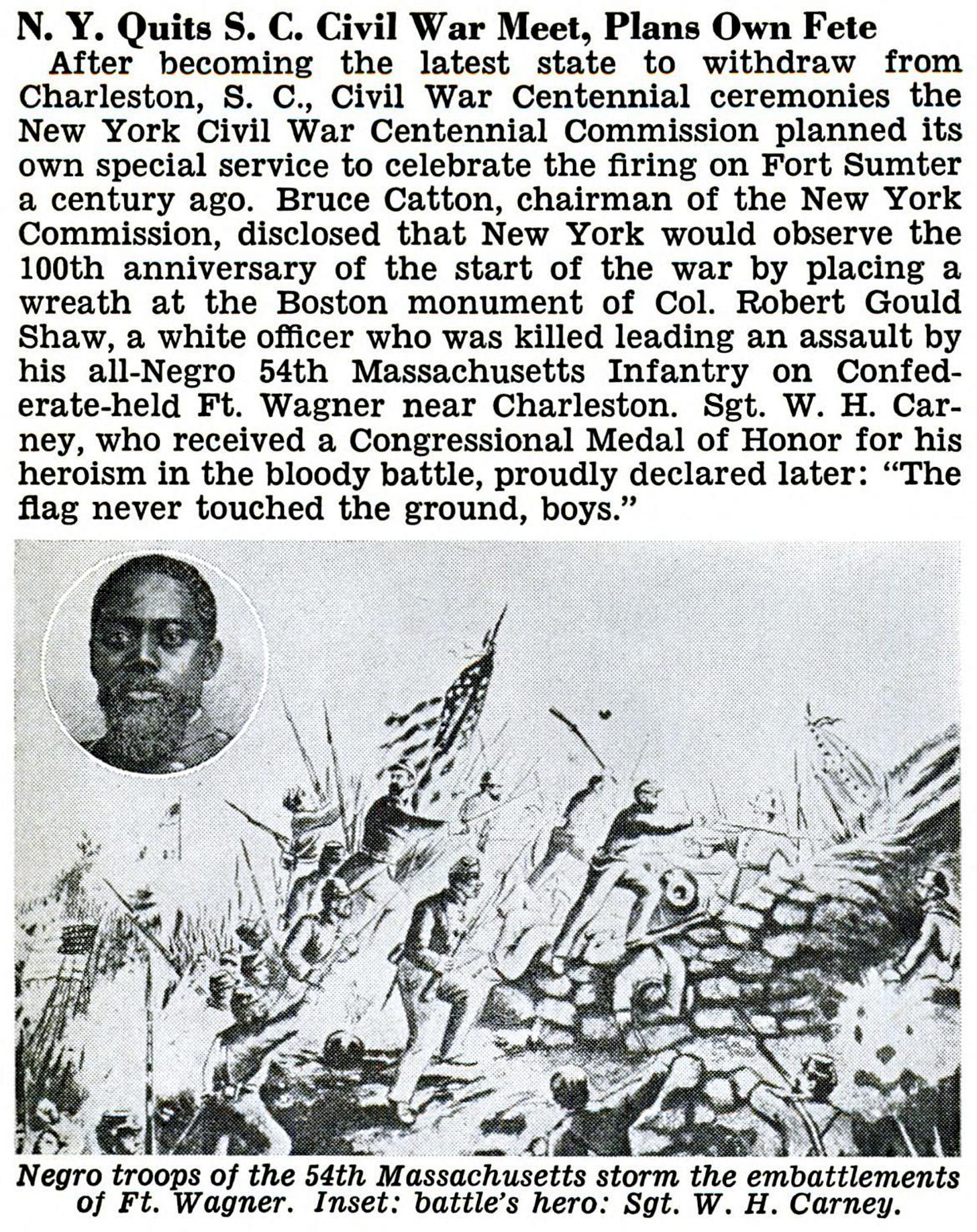Remembering Robert Gould Shaw and the 54th Massachusetts During the ...