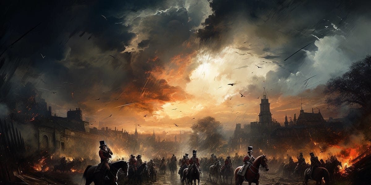 The Battle of Waterloo: - by Hazel Cushion