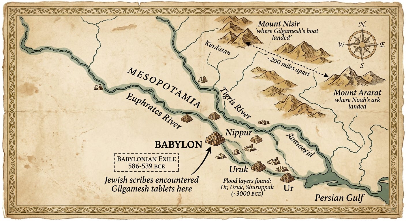 How Genesis Rewrote the Mesopotamian Flood: From Gilgamesh to Noah