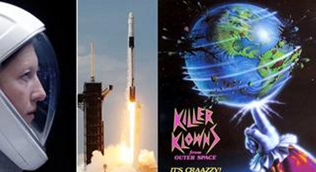SMHP: Pedophile Satanist Elon Musk Space-X Dragon Rides The Beast!