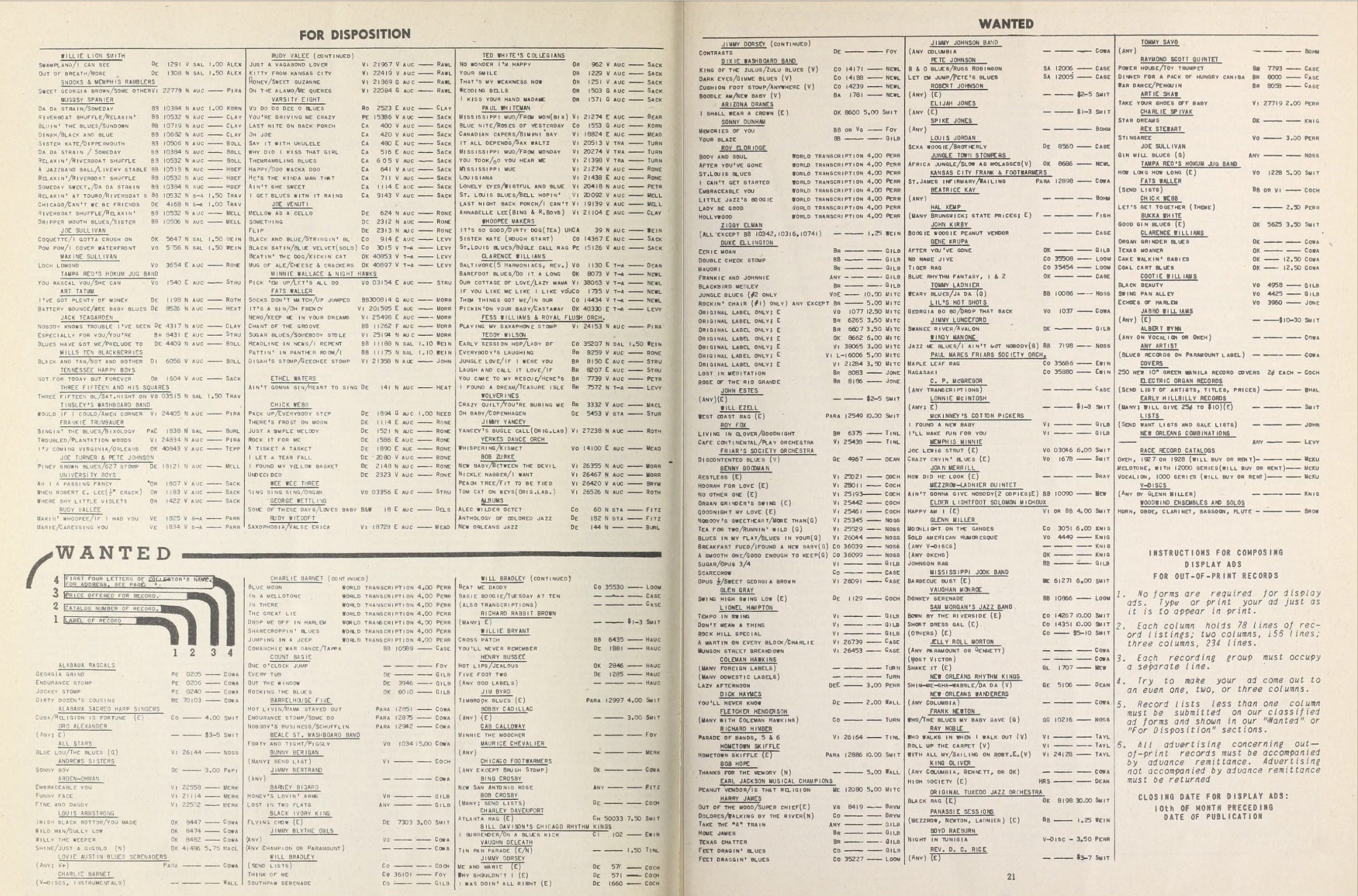 Harry Smith in The Record Changer - by Bret Lunsford