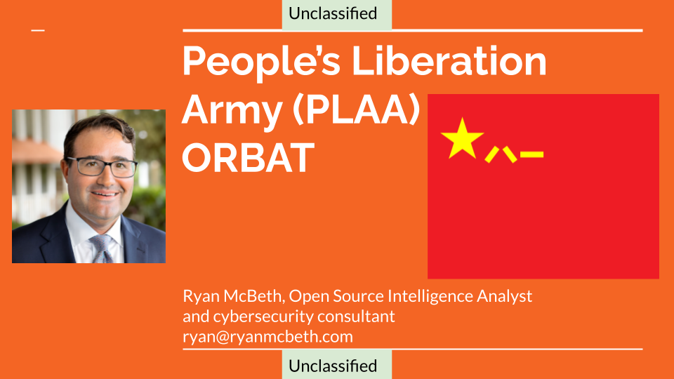 Inside the Chinese Army - The official Ryan McBeth Substack