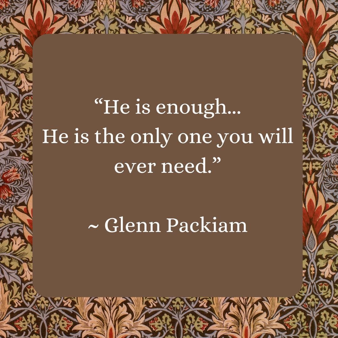 Is He Enough? - by Jen Snow - My Cup Overflows