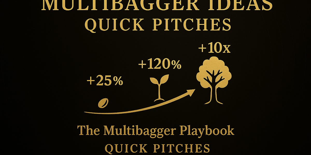 📚 Multibagger Ideas: +198% / +169% / +155% (5-Year Expected)