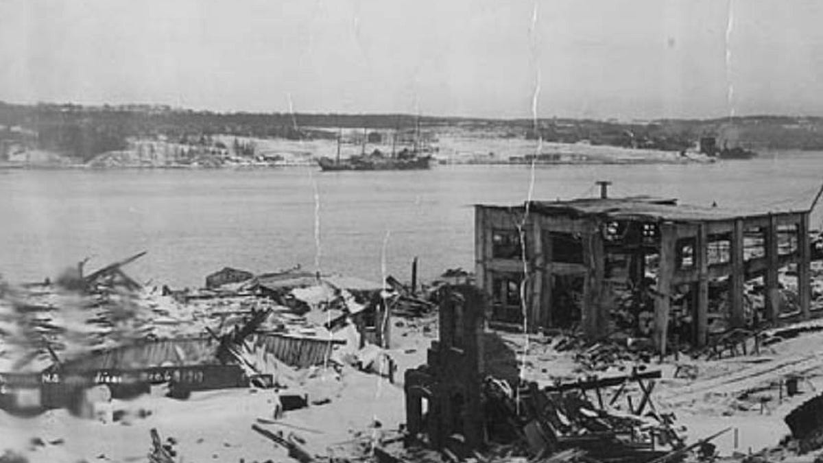 explosion in halifax