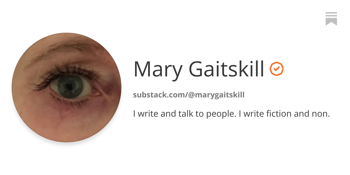Mary Gaitskill | Substack