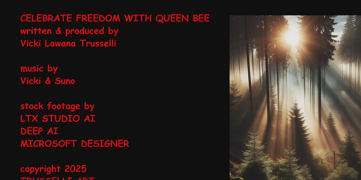 CELEBRATE WITH QUEEN BEE - by Vicki L Trusselli