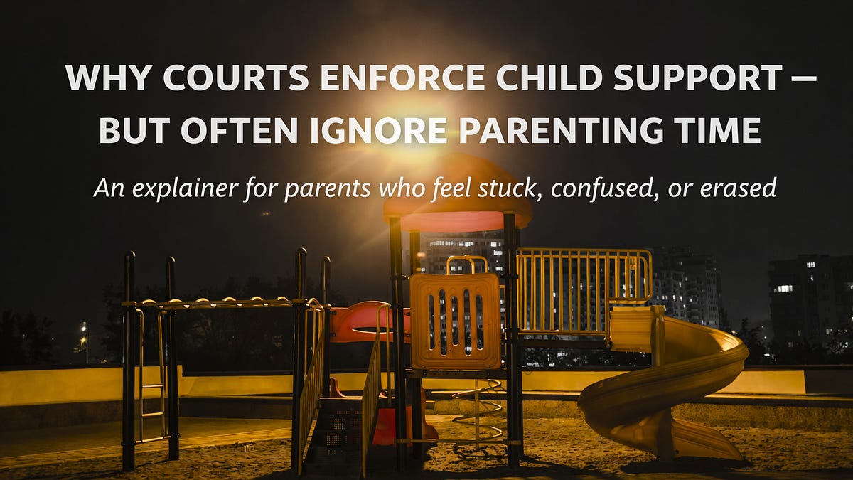 Why Courts Enforce Child Support — But Often Ignore Parenting Time