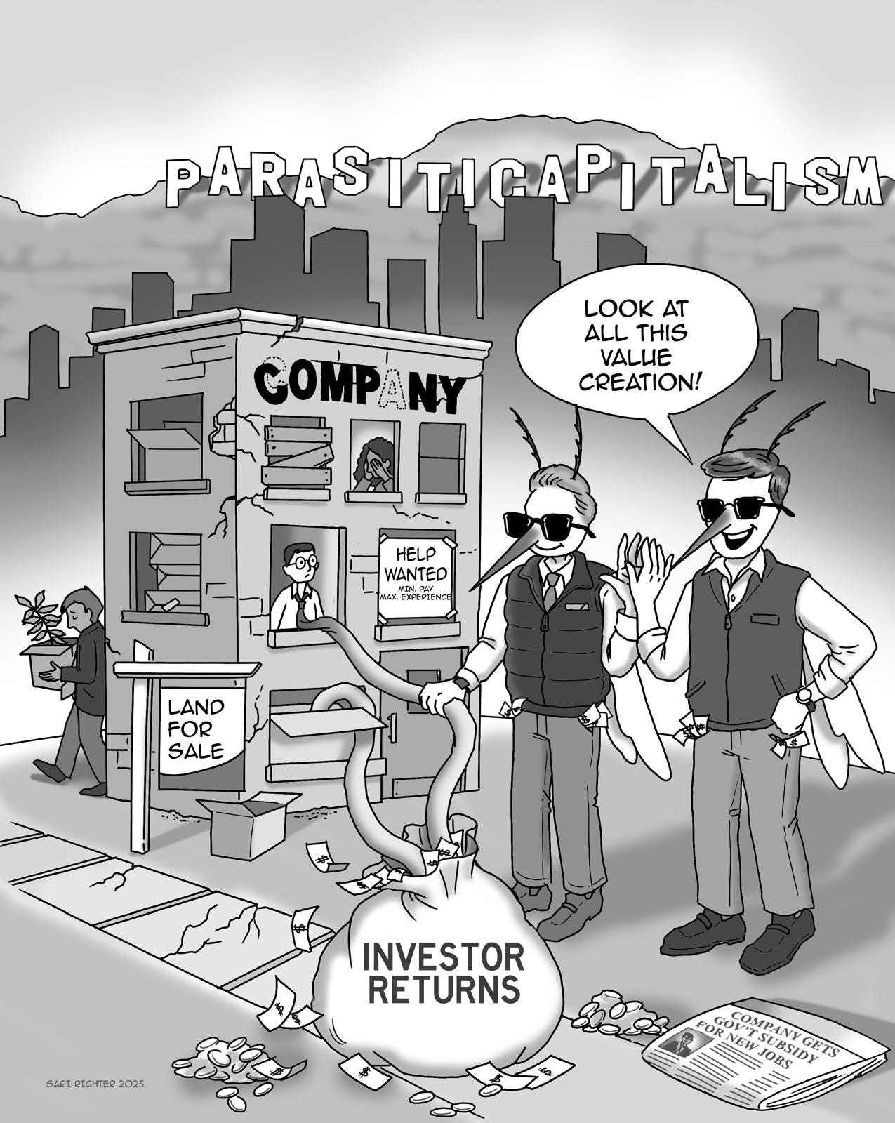 Parasiti-capitalism: How Investors Drain Companies and Call It Growth
