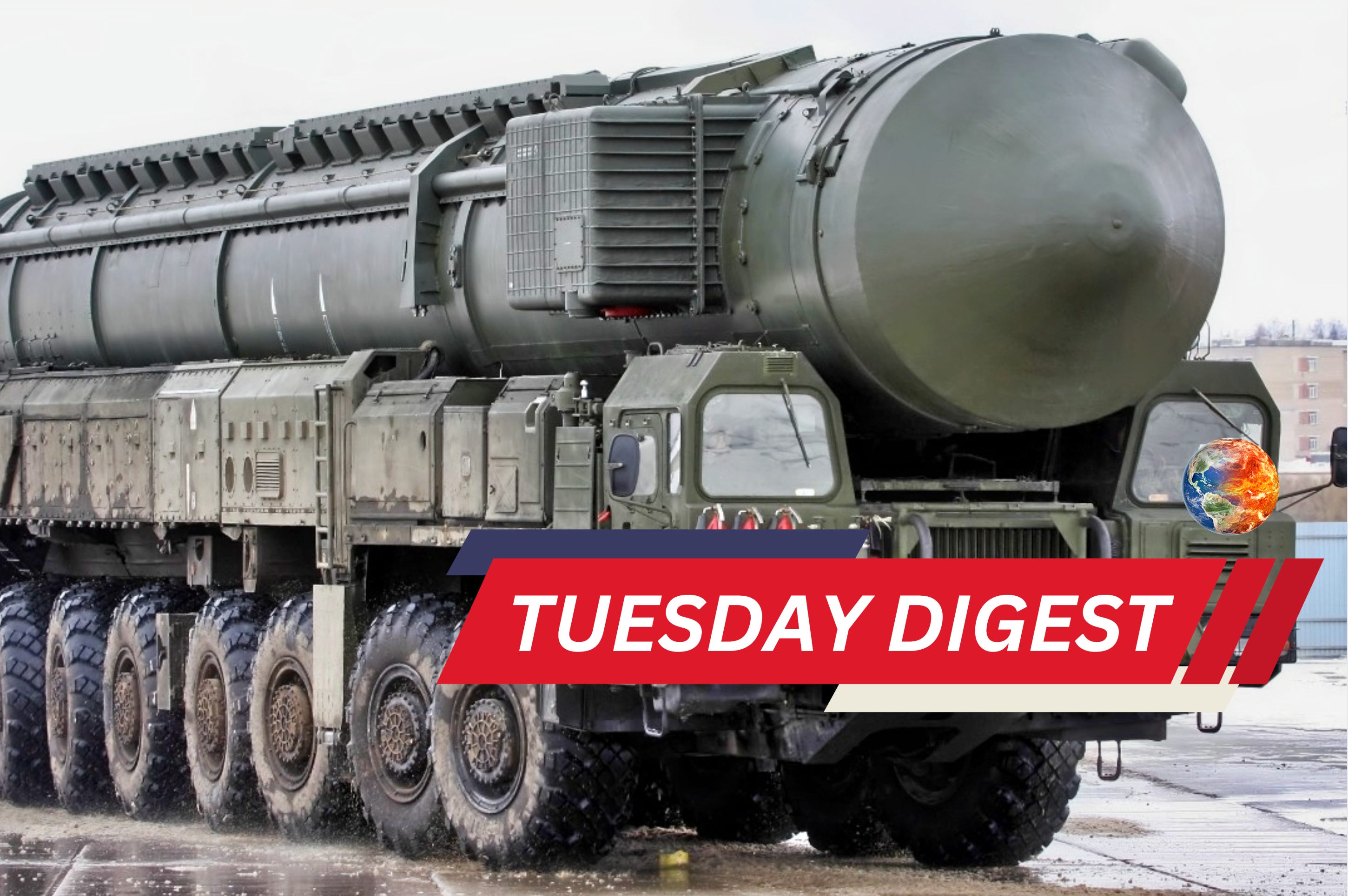 "Flying Chernobyl" Missile + Other Headlines