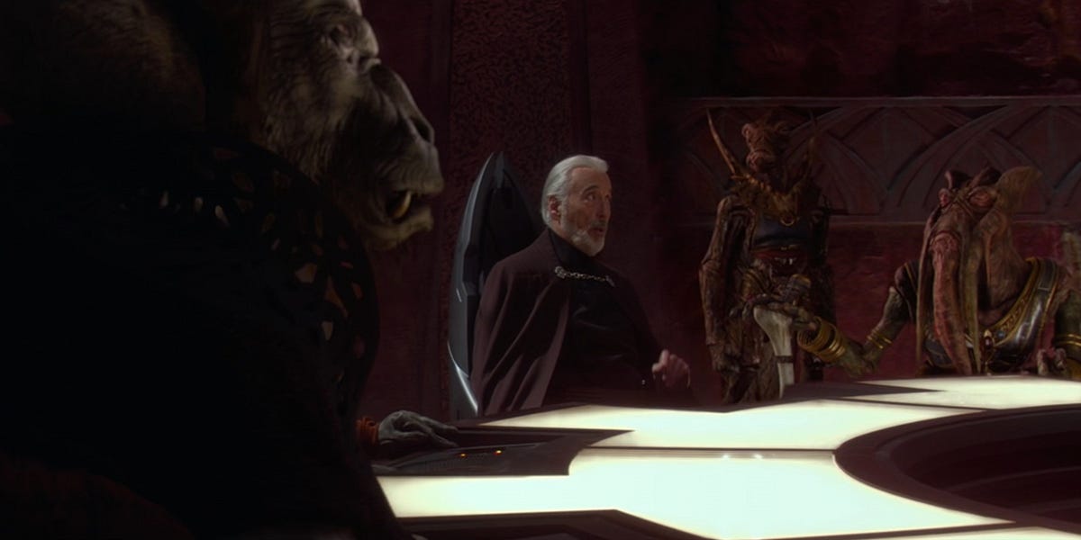 Darth Tyranus - by Timothy Lawrence - The Jedi Archives