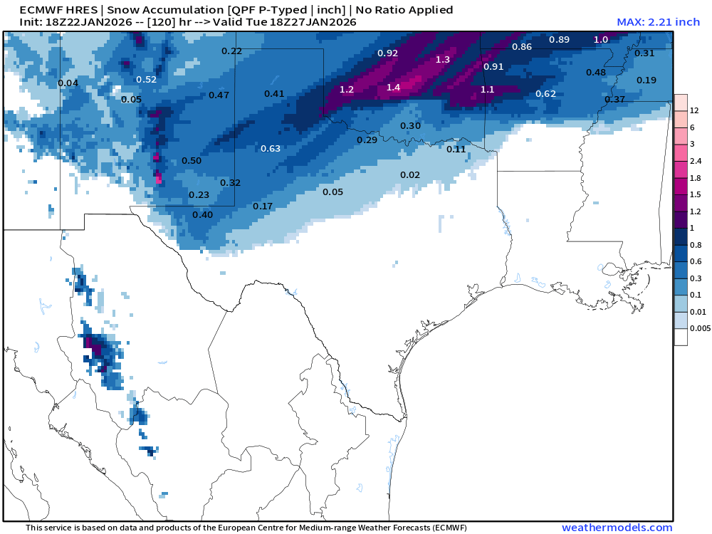 January 22, 2026 Thursday Massive Storm - by Dr. Ryan Maue
