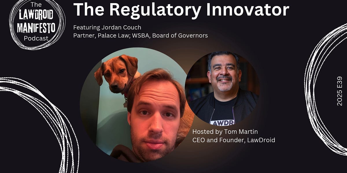 The Regulatory Innovator: Jordan Couch - by Tom Martin