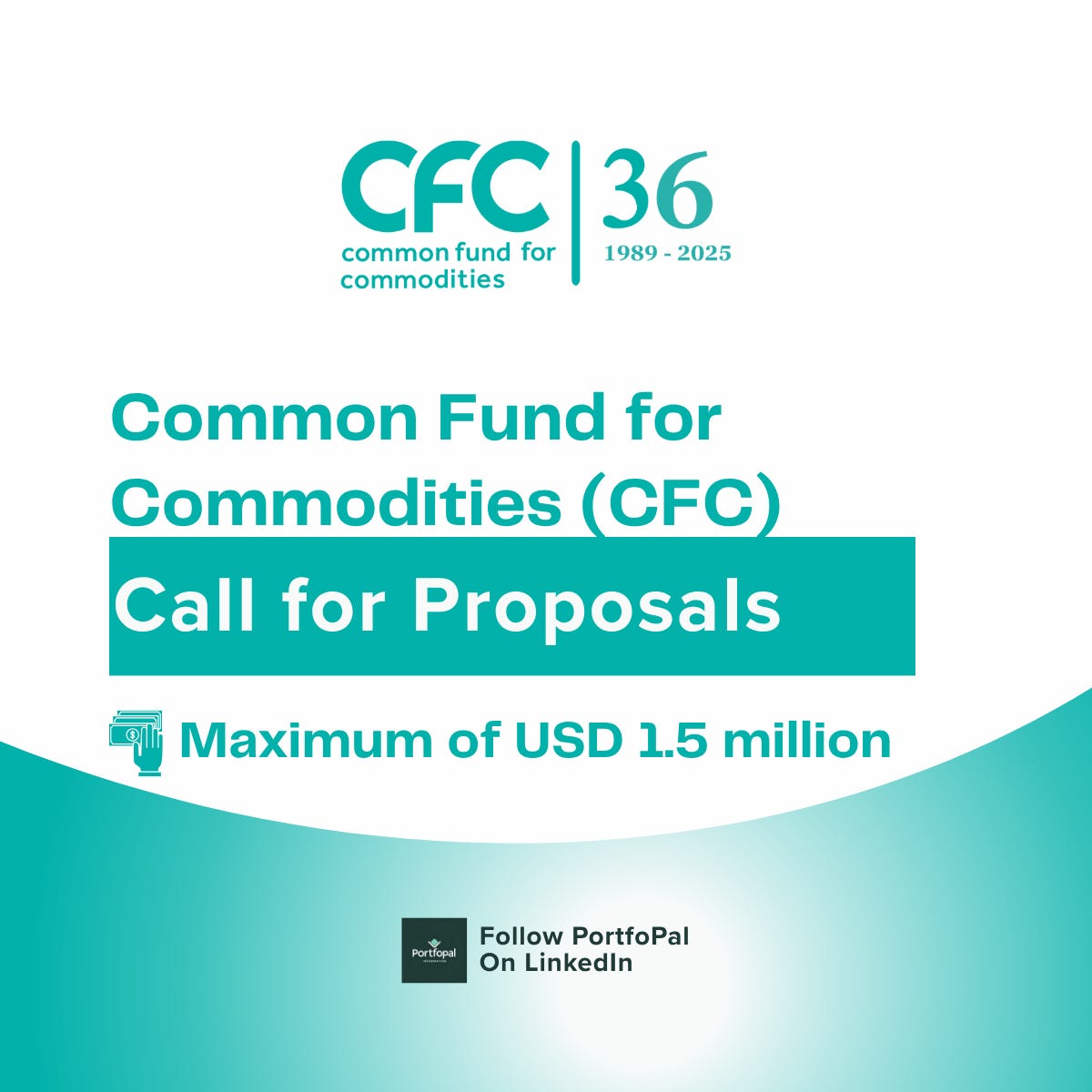 USD 1.5 million Funding: Common Fund for Commodities (CFC) Call for ...