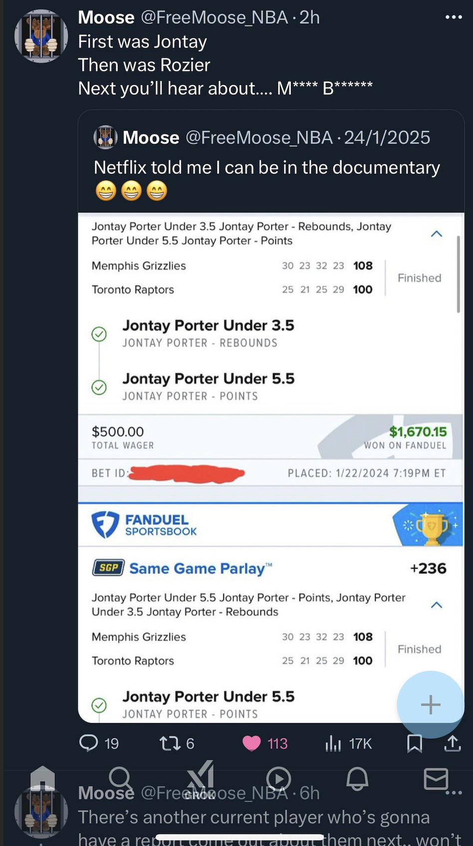 Who the f*** is Moose? Inside our Malik Beasley investigation