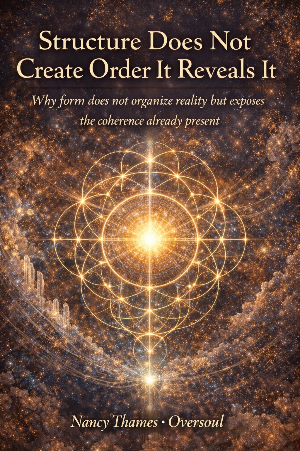 Structure Does Not Create Order It Reveals It