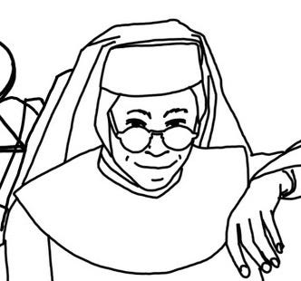 sister act coloring pages