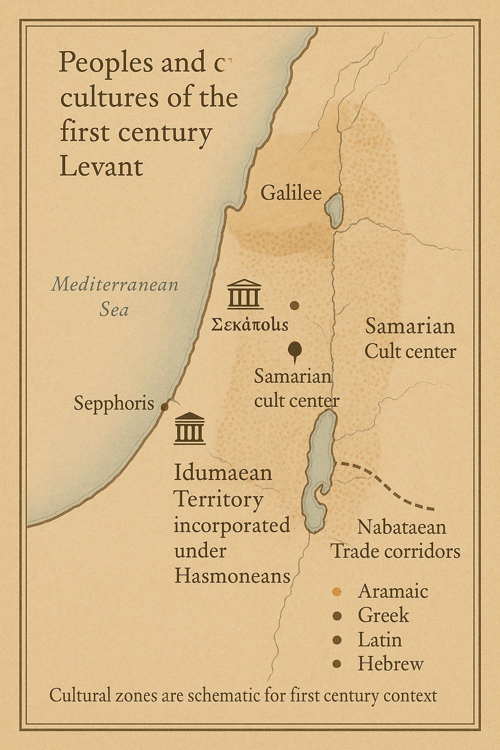 The peoples of the first century Levant and the invention of later ...