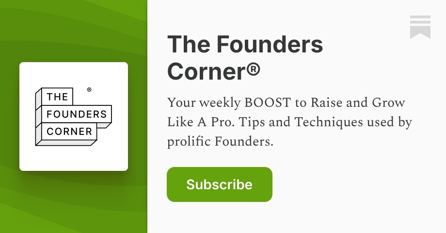 The Founders Corner® | Ruben Dominguez | Substack