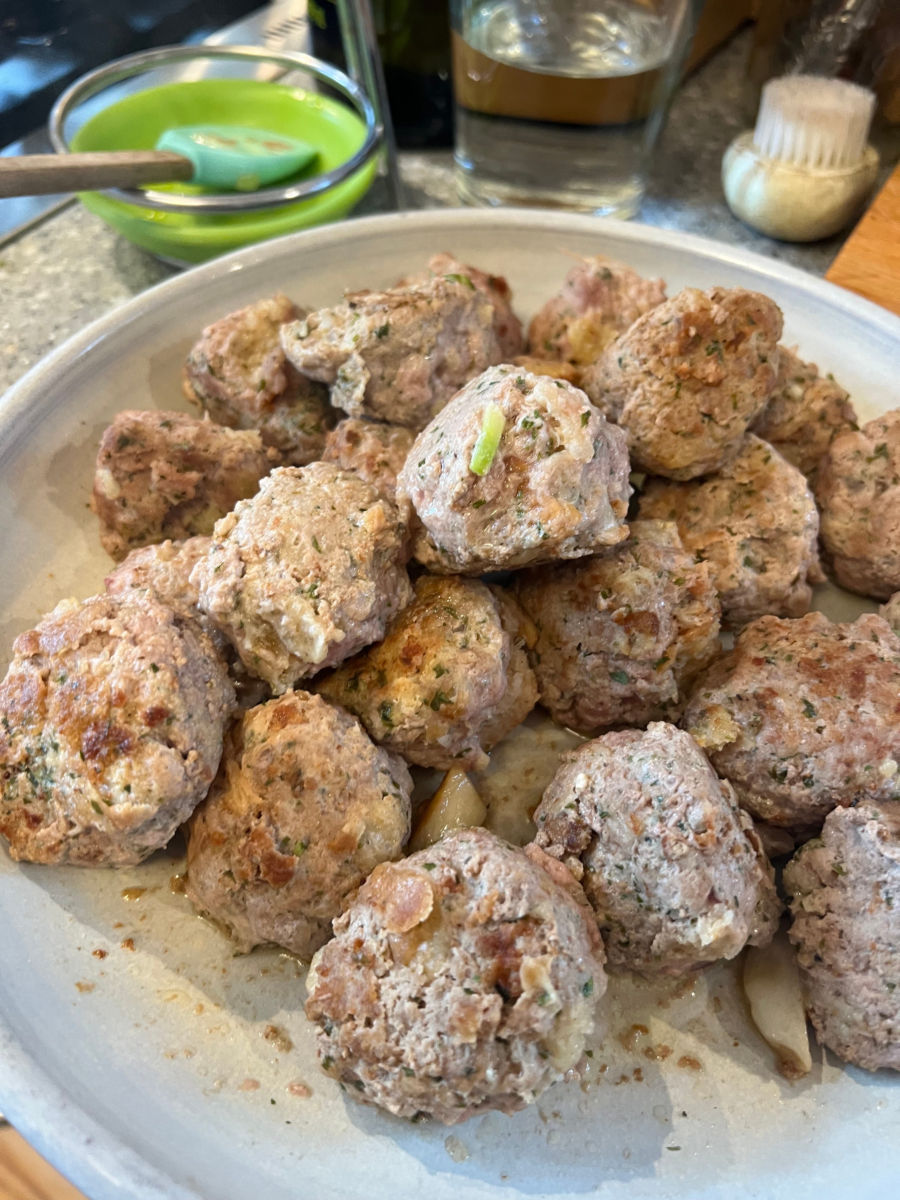 Turkey Meatballs & Savory Sauce - by Wendy Henry