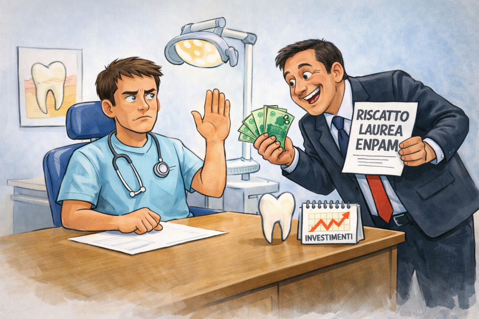 Quel riscatto laurea presso l'ENPAM di cui il dentista Cosimo ...